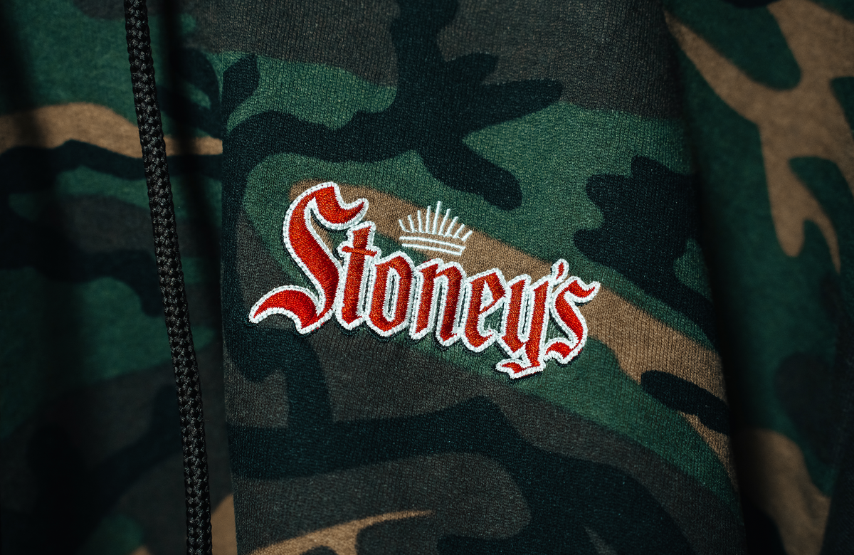 Stoney’s Classic Camo Hooded Sweatshirt – Stoney's Brewing Co.